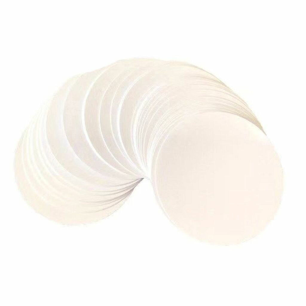 100 штук Белые круглые бумажные заготовки для кнопок