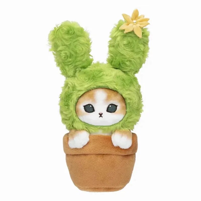 Мягкая игрушка Mofusand кактус, зеленый, Bandai