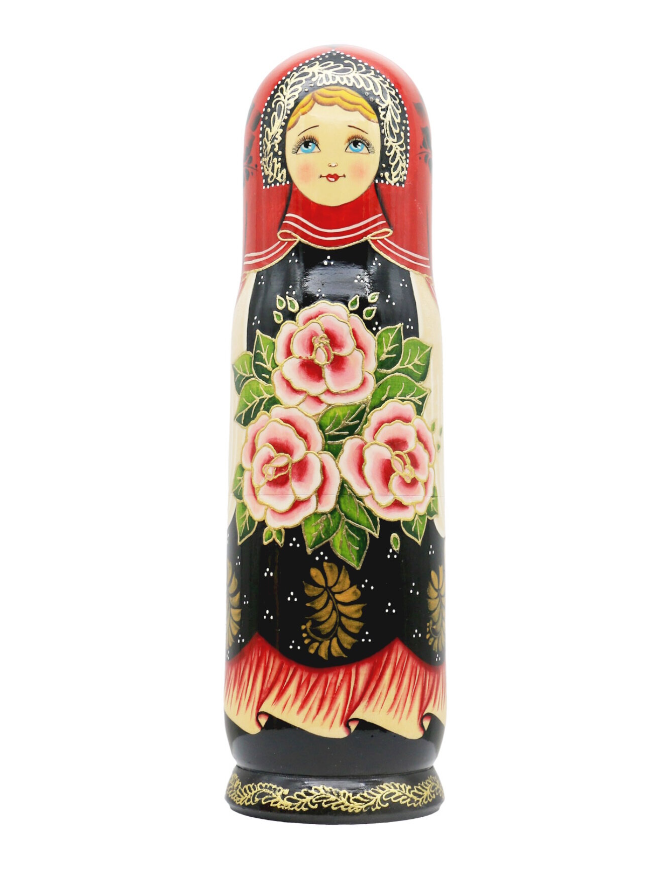 Футляр под бутылку калязинский С цветами 0,5л