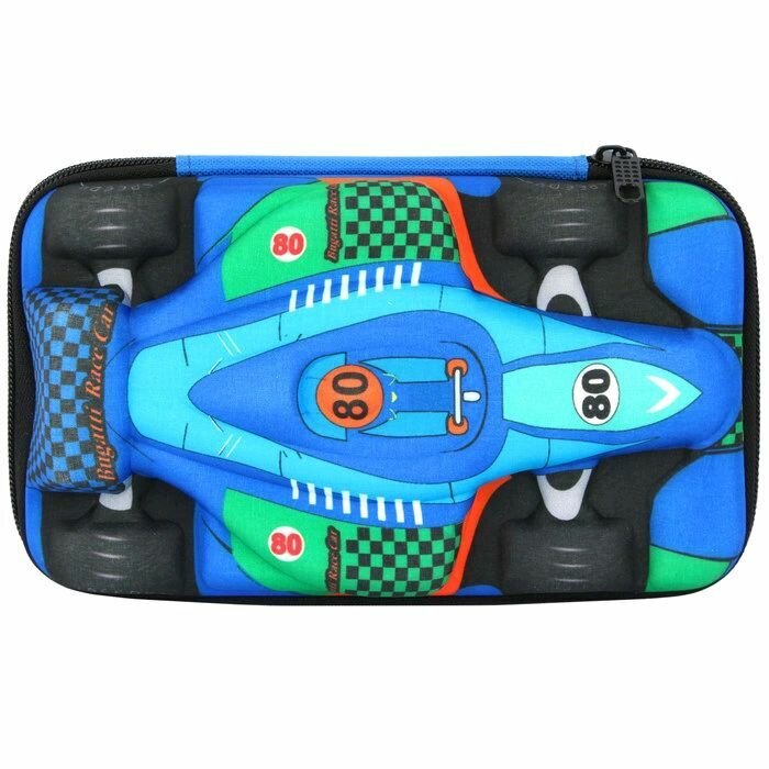 Пенал 3D CARS 23,5*14*6см (синий)