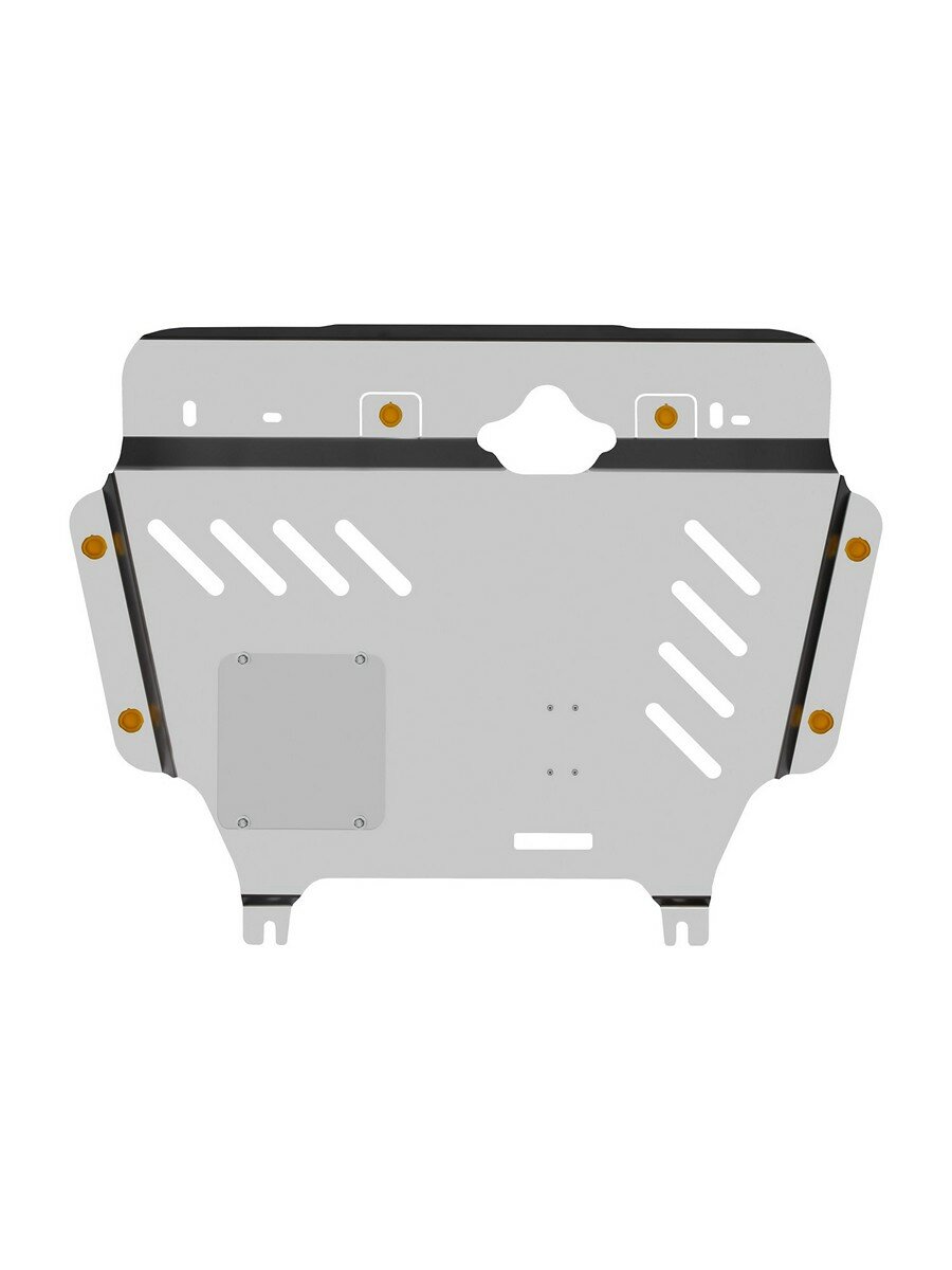 Алюминиевая защита картера и крепеж для TOYOTA Prius Alpha (11-14)(3мм) 1,8 гибрид AT FWD / Тойота Приус альфа