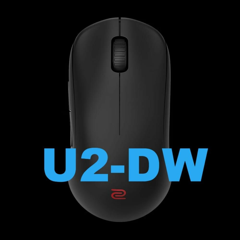ZOWIE Мышь U2-DW, черный, черный