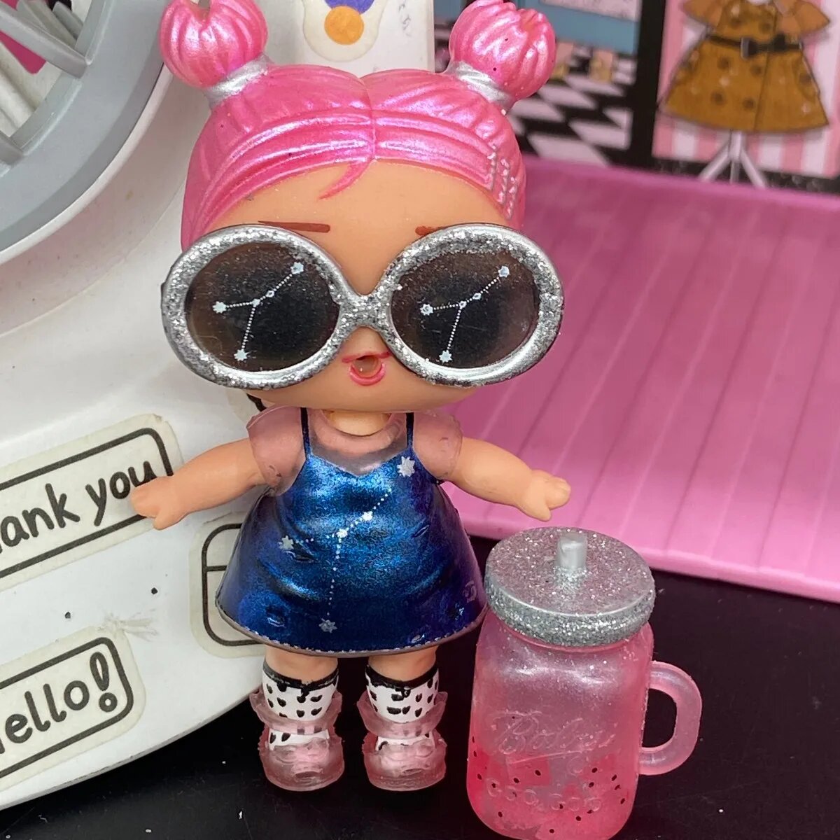 8CM LOL Doll Collectible Girl DIY Toy Doll Set Includes Doll Clothes, Shoes and Accessories Children's Birthday Gift