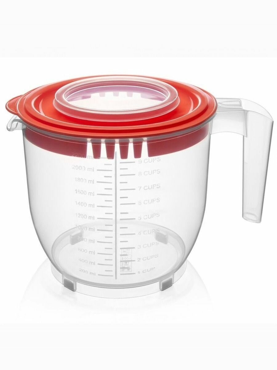 Емкость для миксера "Эльф", 2,2л, полипропилен, устойчива к износу