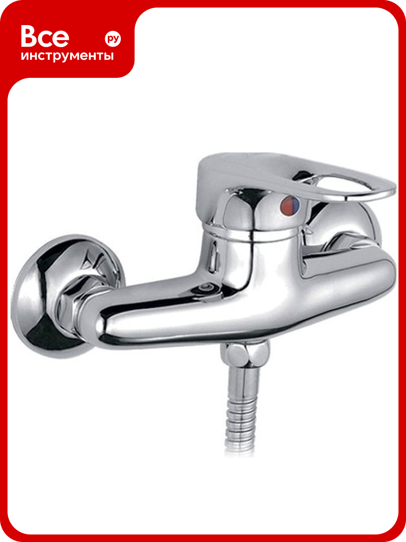 Смеситель для душа FRAP 40к F2028-B с отверстием, шланг и лейка F04 517058