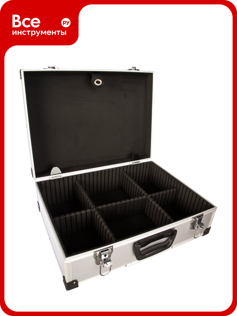 Алюминиевый кейс для инструментов Gigant 450х340х150 GAC-1, ДВП, 1 в