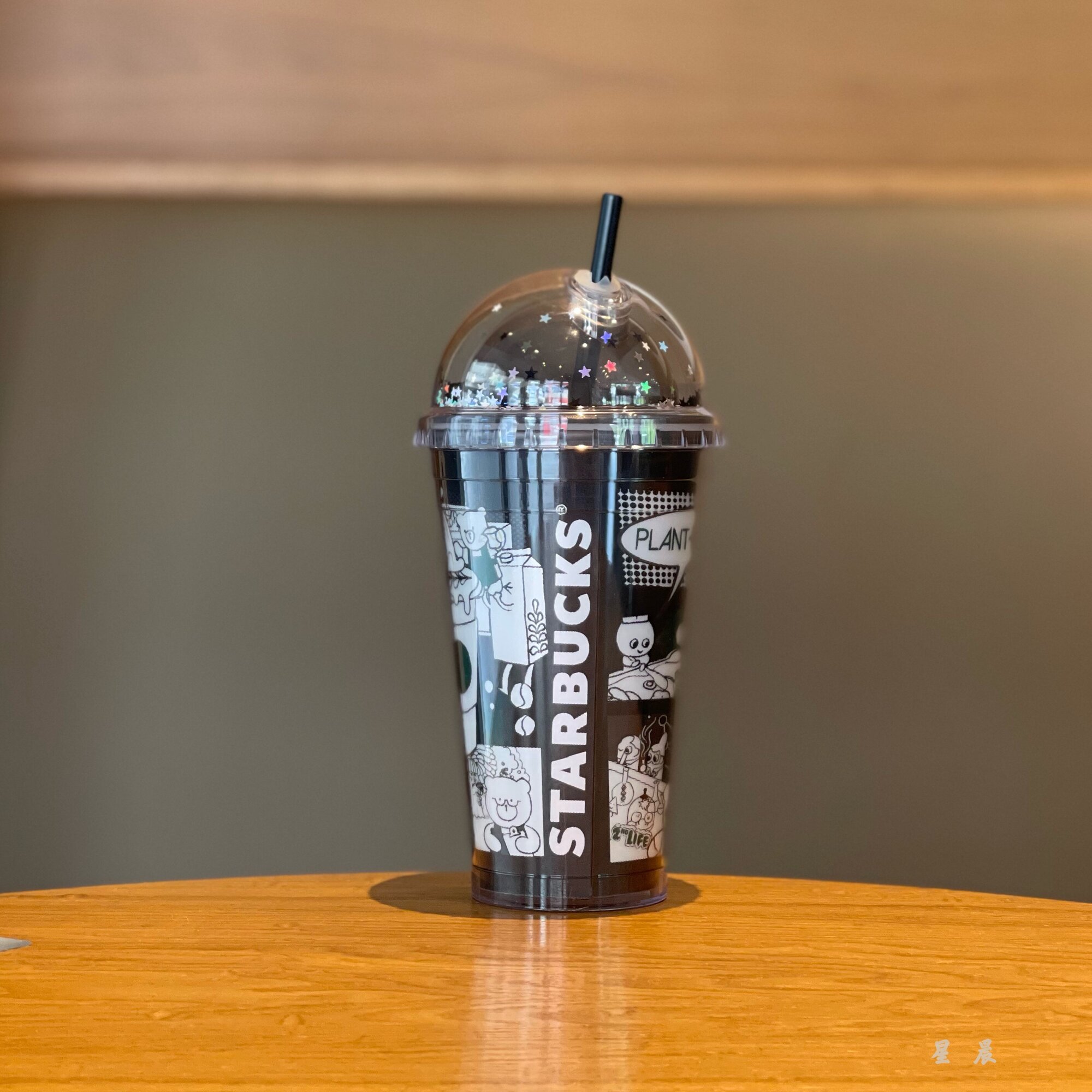 Кружка "Starbucks", черный пластик, 473мл, подарочная упаковка