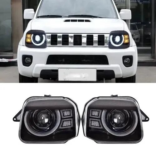 Фара автомобильная, Светодиодная, 2 шт, арт. Q-SUZUKI Jimny JB23 JB43 1998 - 2013