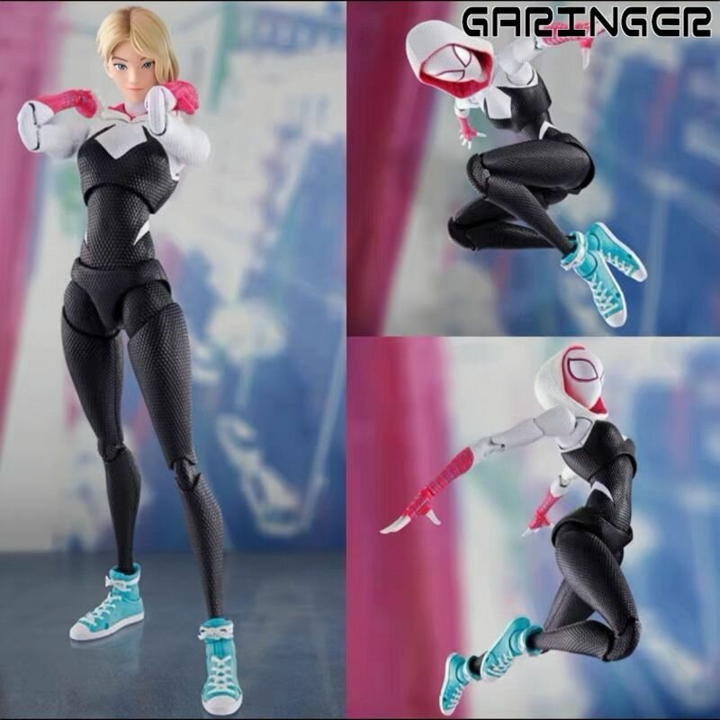 Модель Человека-паука/Гвен стейси, подвижные кукольные украшения, Женщина-паук из параллельной Вселенной