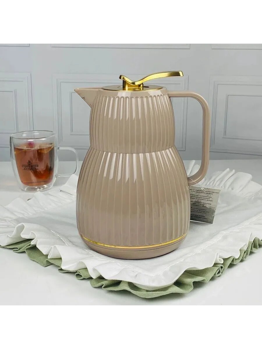 Термос Lenardi 1000мл пластик, стекло