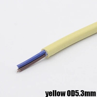 Медный провод для люстры Sincelian 2x0,75 мм² 10 цветов yellow 1m