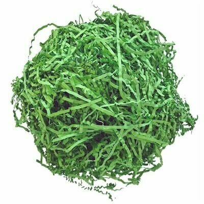 Наполнитель для подарков КНР бумажный, гофрированный, зеленый, 50 г