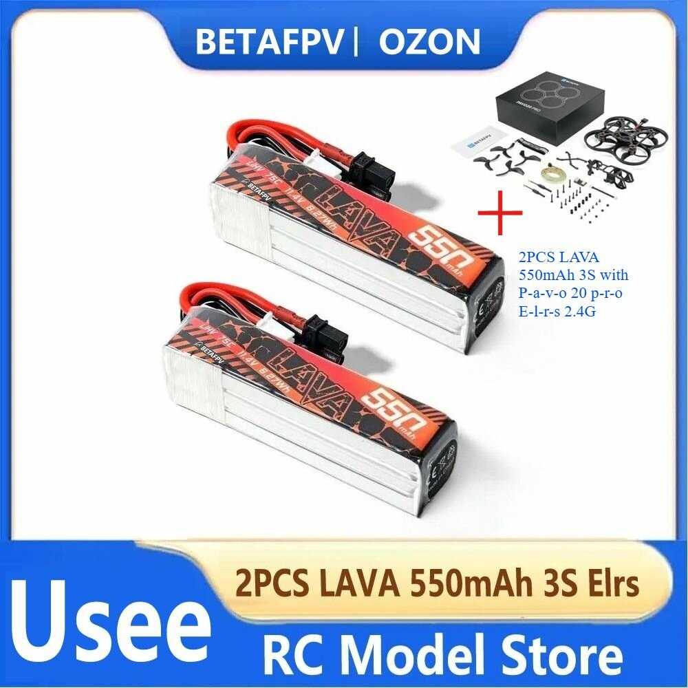 BETA LAVA 3S 550mAh P-a-v-o 20 P-r-o Игрушка аксессуары батарея XT30 Connector