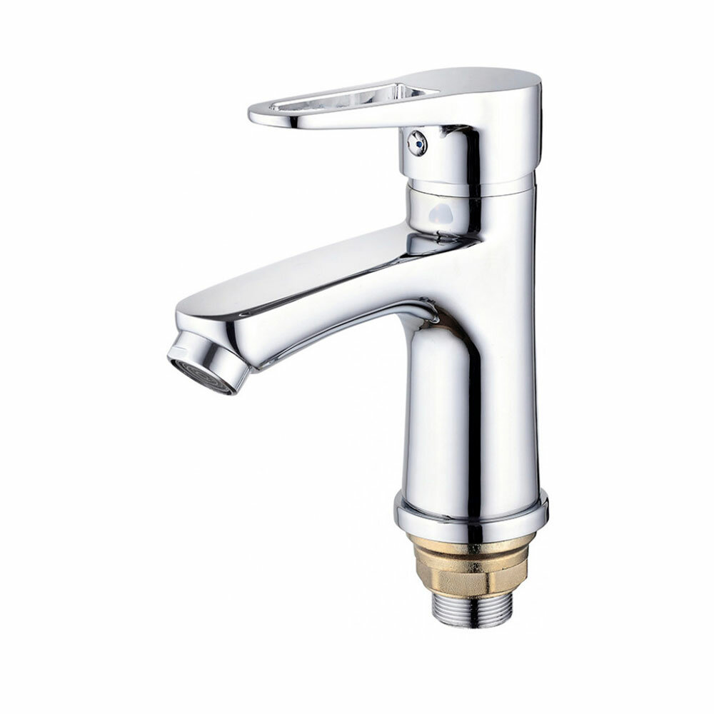 Смеситель для раковины и умывальника из латуни H10004 цвет хром от бренда Hansen