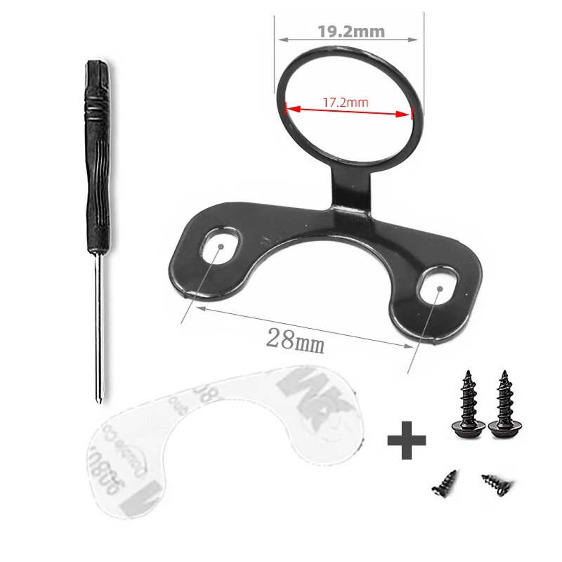 Автомобильный кронштейн для видеорегистратора, комплект для крепления кронштейна для камеры заднего вида с клейкой, водонепроницаемой прочной подставкой для резервной камеры