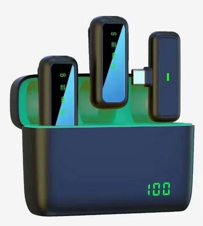 Петличный беспроводной микрофон для iPhone и Android