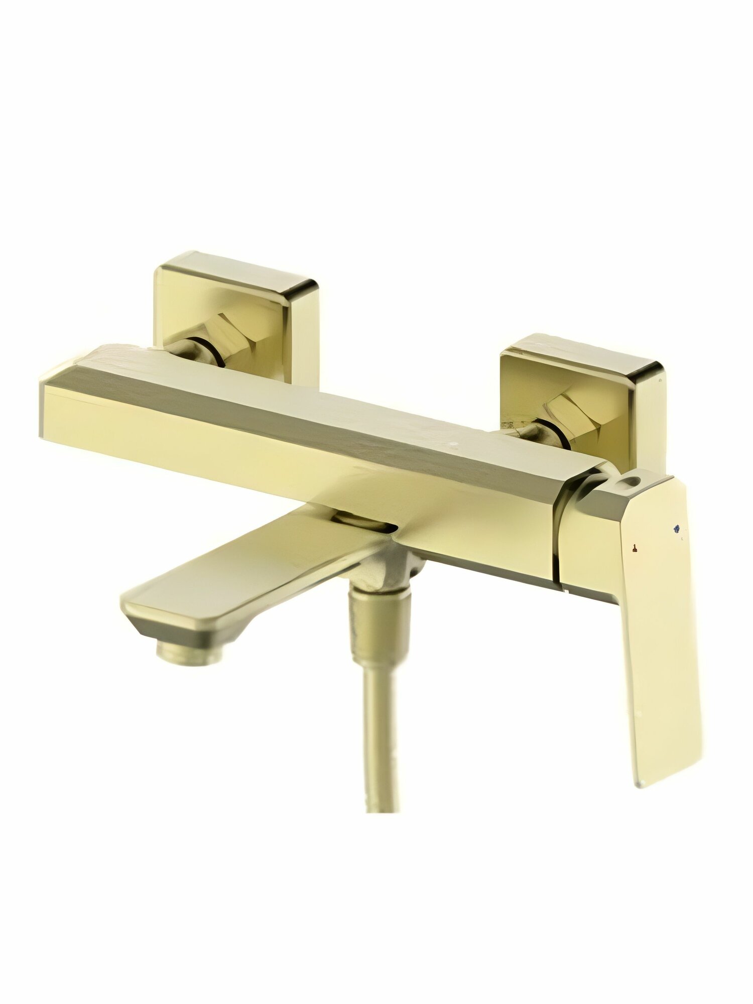 Смеситель для ванны с коротким изливом и душем (встроенный в излив переключатель) Gerhans K13307Y