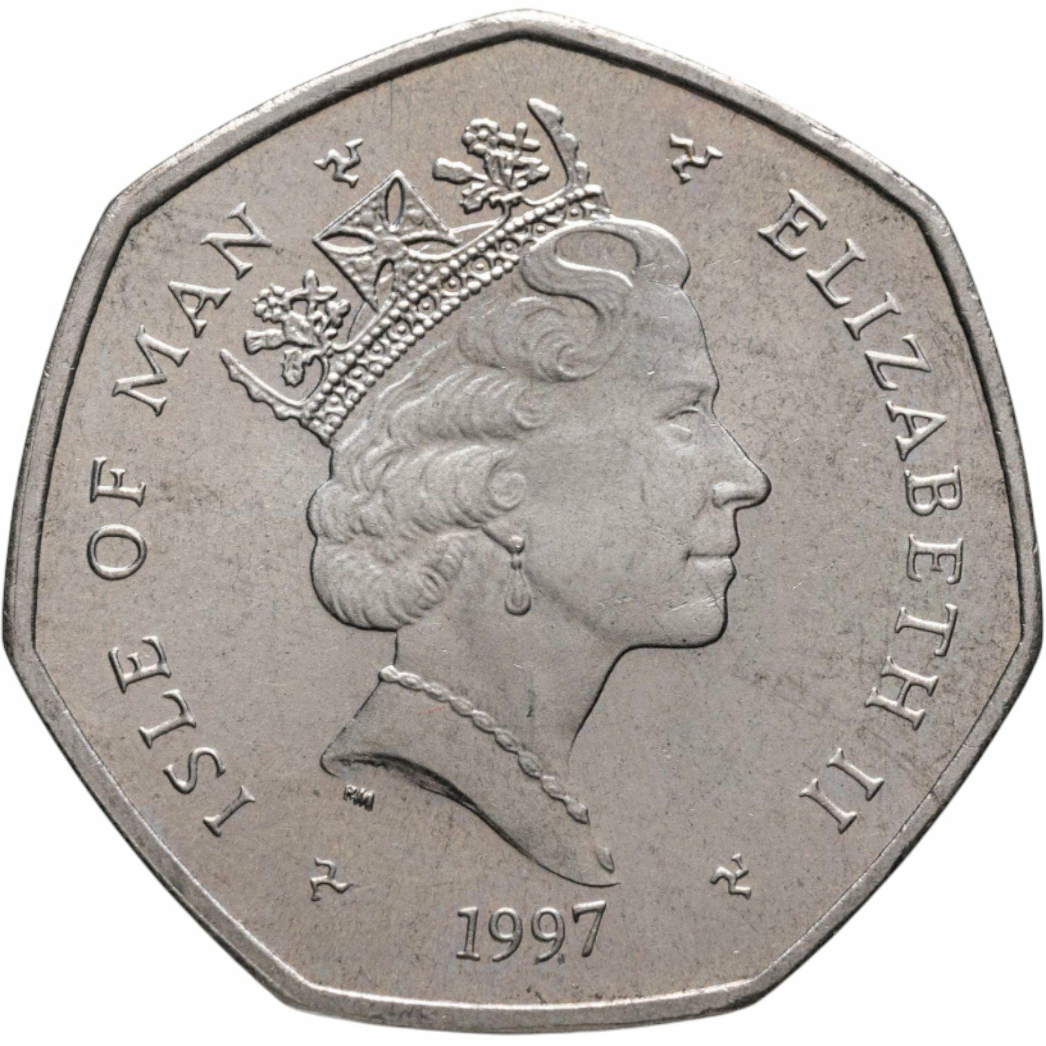 Остров Мэн 50 пенсов (pence) 1997 Рождество