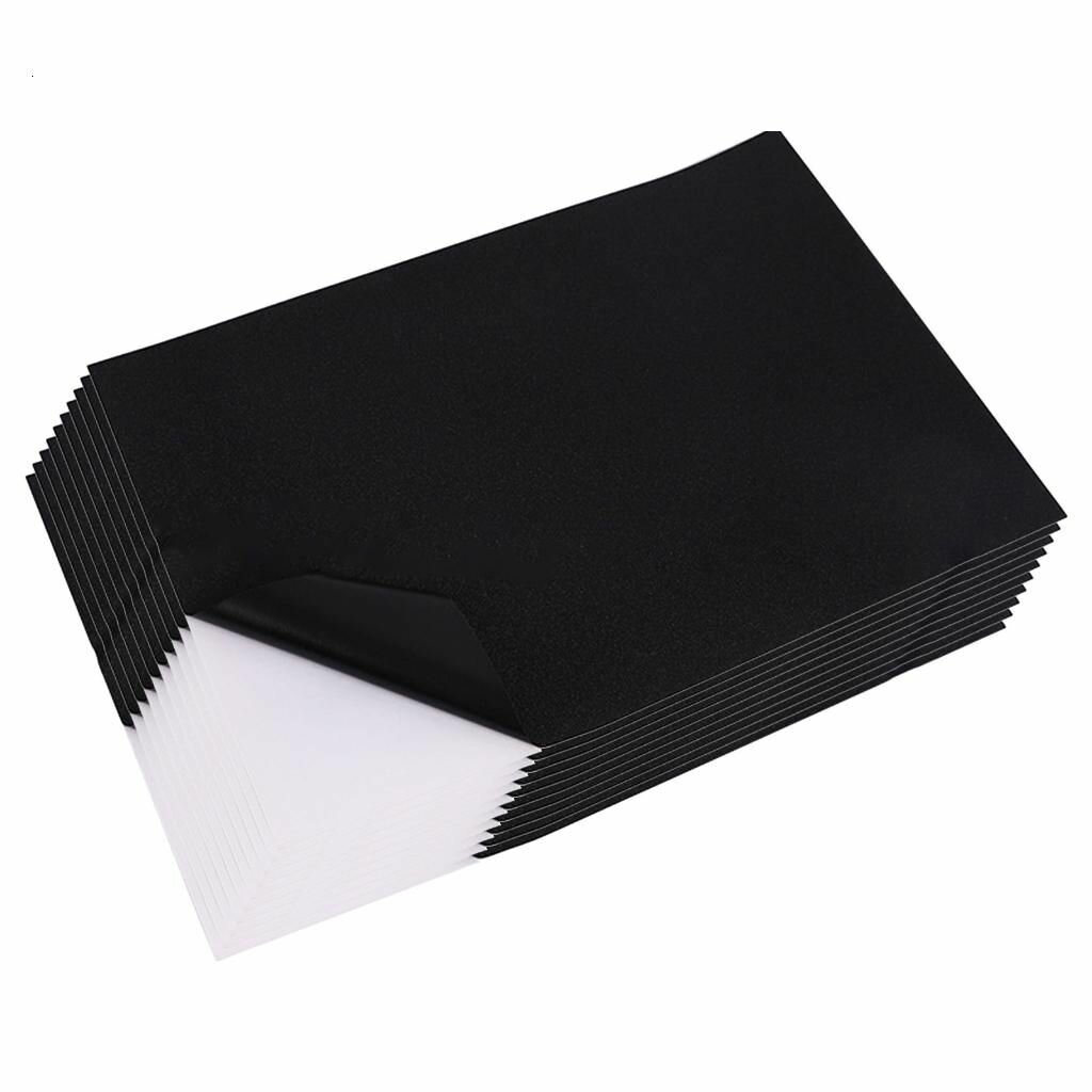 1 упаковка из 10 листов цветной блестящей бумаги для поделок-черный