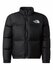 Пуховик The North Face 1996 Retro Nuptse, размер 2 года, черный/серый металик