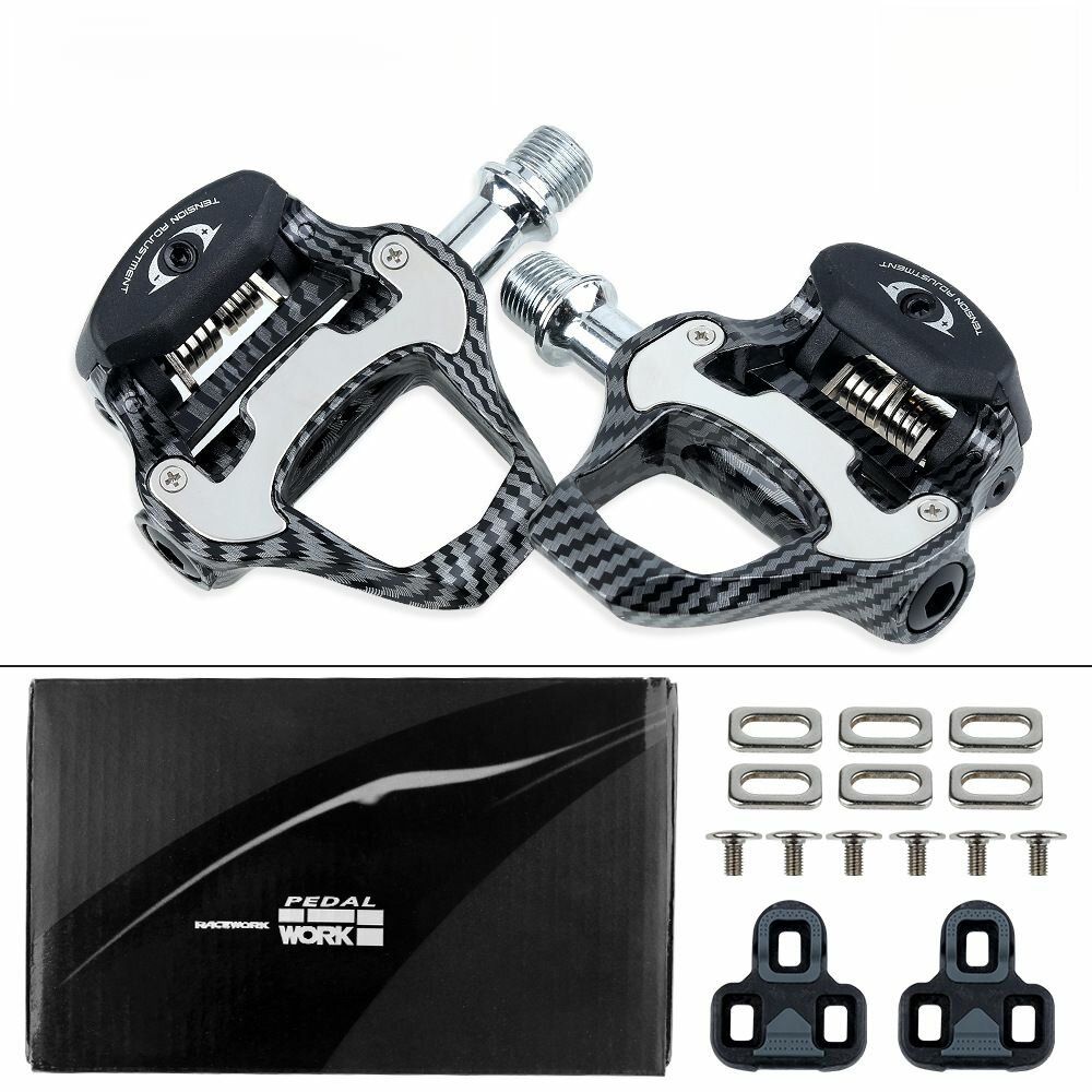 Контактные педали стандарта, углеродное волокно, LOOK