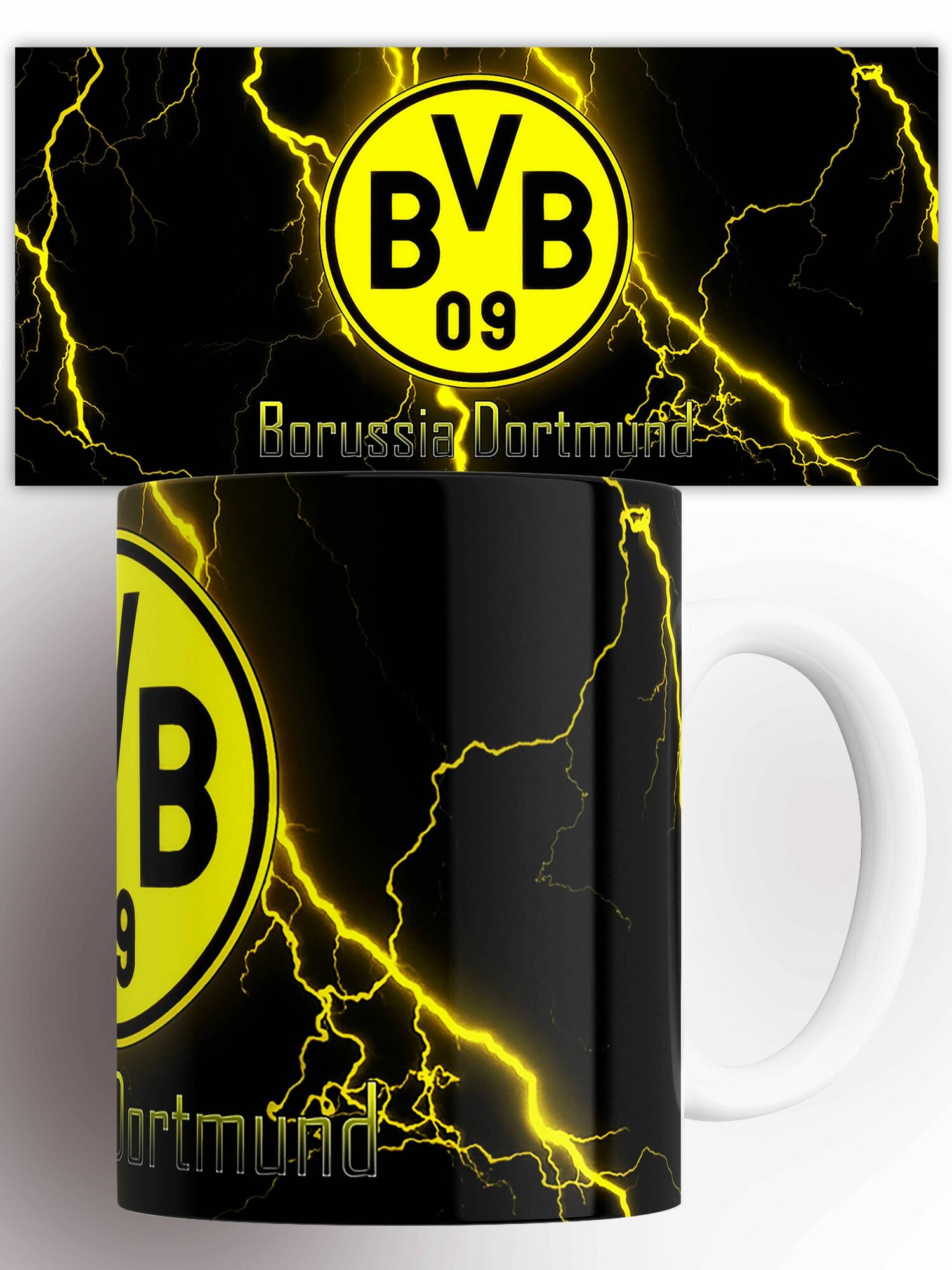 Кружка Немецкий футбольный клуб Боруссия Дортмунд Borussia Dortmund 330 мл