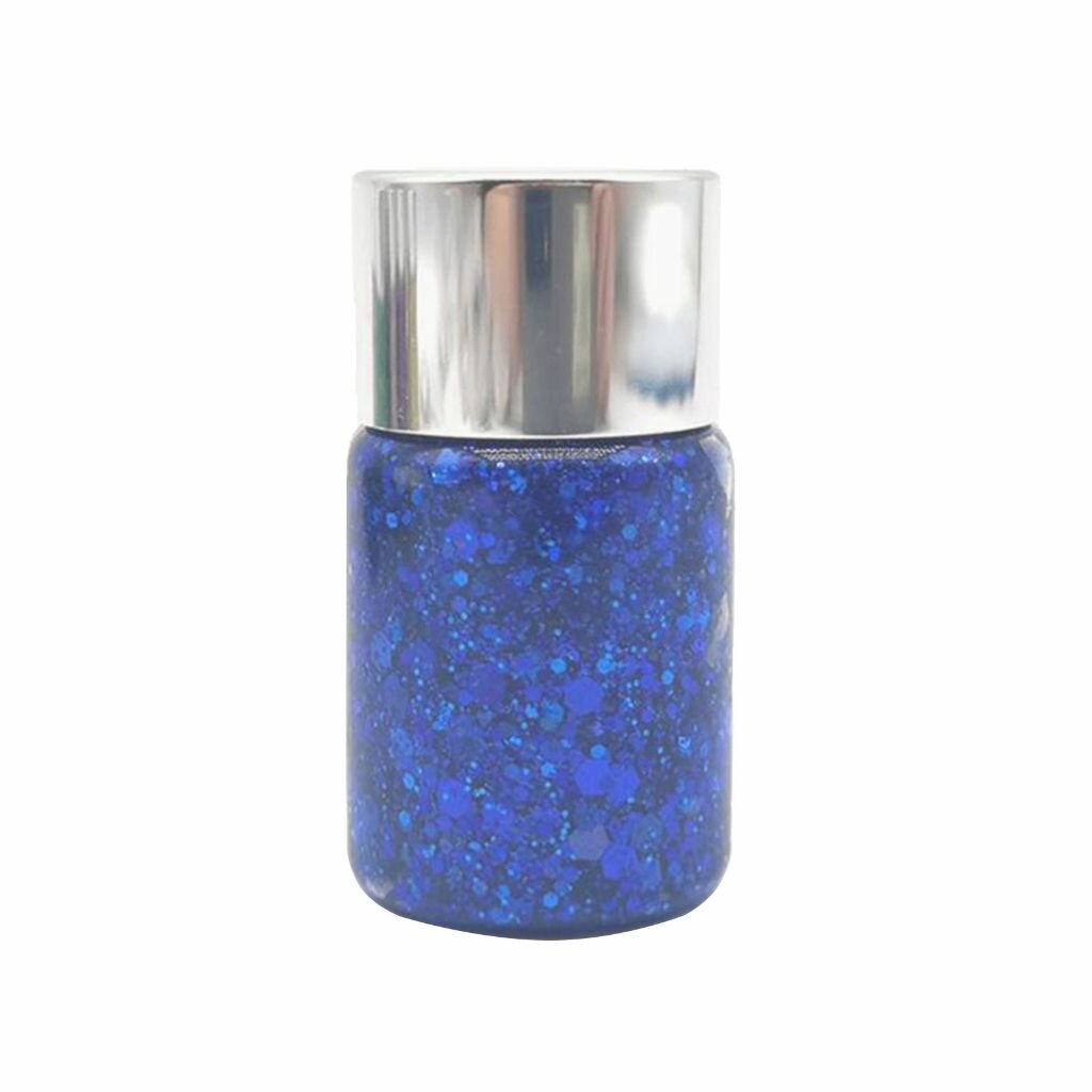 1 флакон лазерного геля с блестками ручной работы без клея-королевский синий