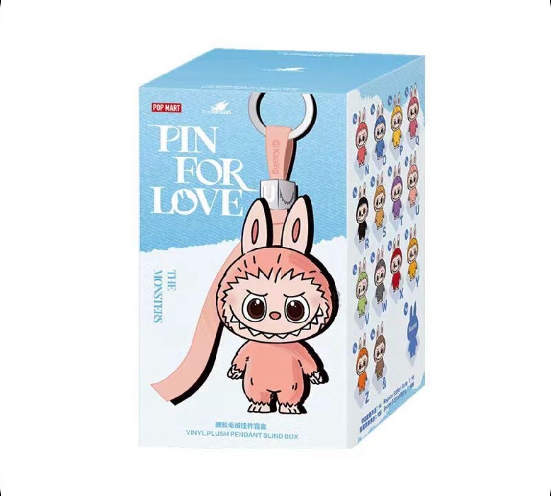 Лабубу Labubu Pin for Love (буквы N-Z) POP MART THE MONSTERS