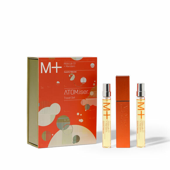 Дорожный набор туалетной воды Escentric Molecules - Molecule 01 + Mandarin ATOM iser 3x8.5 мл