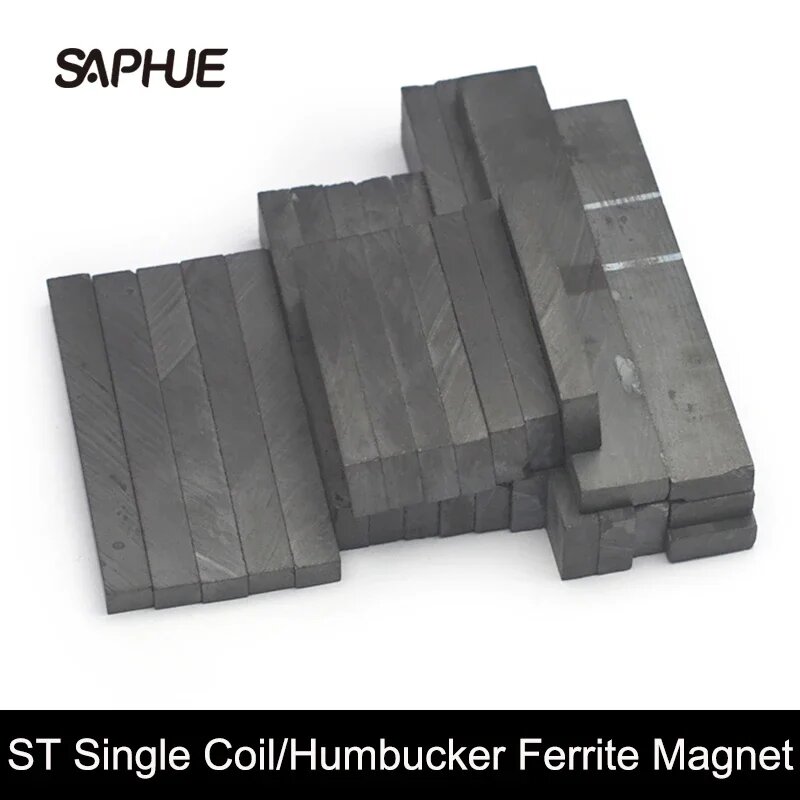 10 шт. ферритовые магниты звукоснимателей GETMUSIC для хамбакеров разных размеров, F84x5x5MM