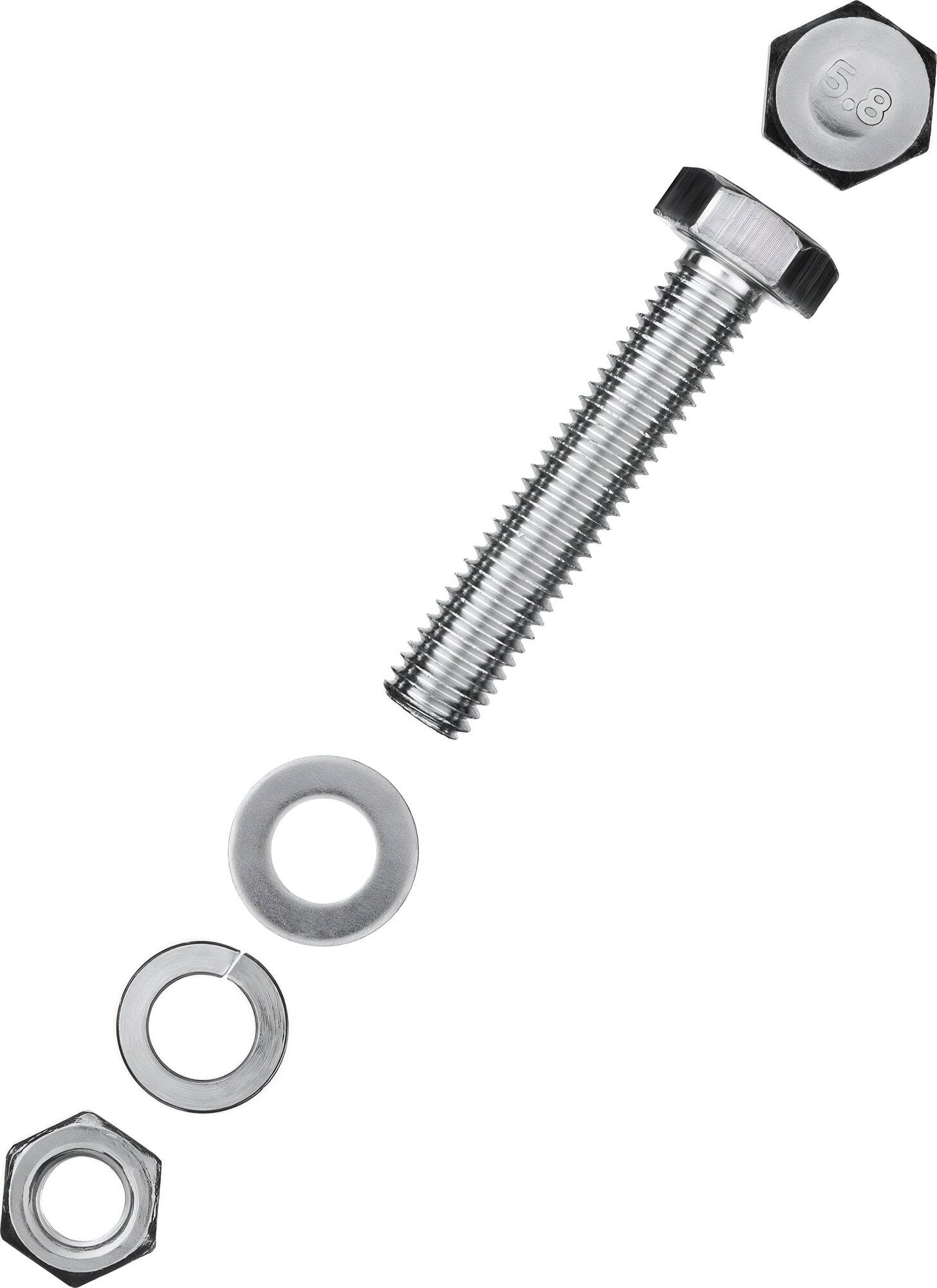 Болт с гайкой и шайбами ЗУБР 303436-06-050