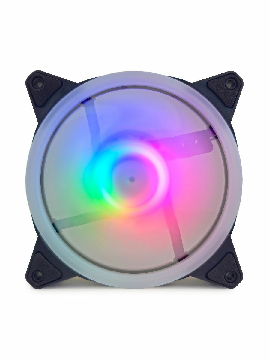 Вентилятор TESLA RGB120-DB SLAVE, 120 мм, 1шт, ARGB подсветка