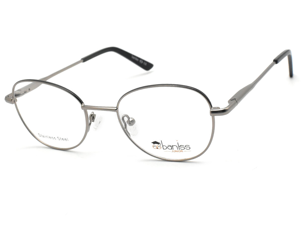 Оправа для очков BANISS BY1005 C02 пол Детские форма оправы Геометрическая цвет оправы Стальной