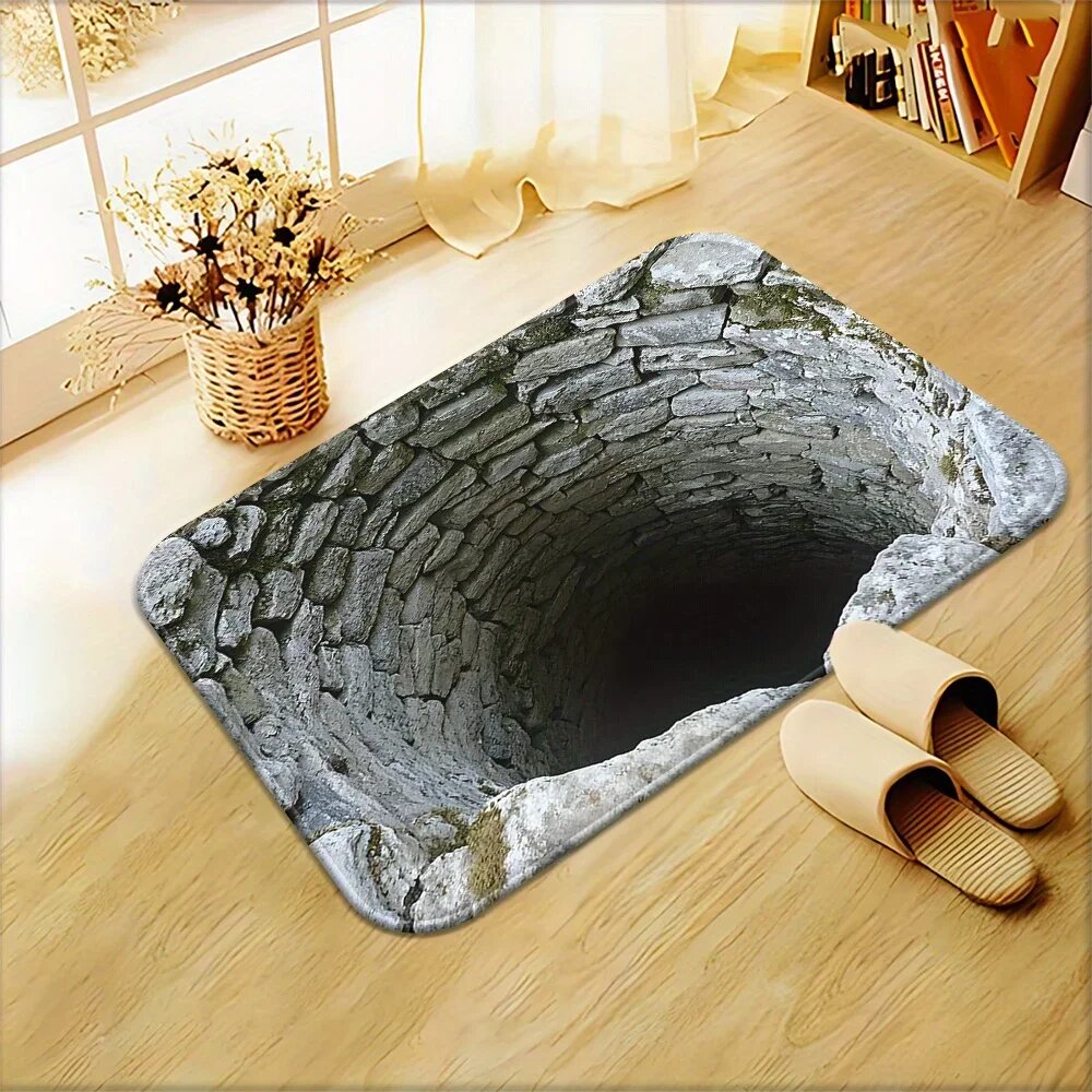 Коврик 3D "Колодец" 40x60 см