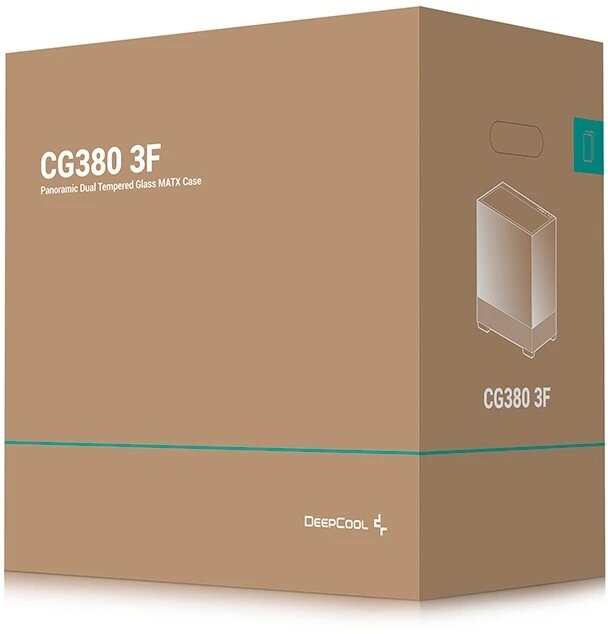 Корпус DeepCool CG380 3F Black — фото 1
