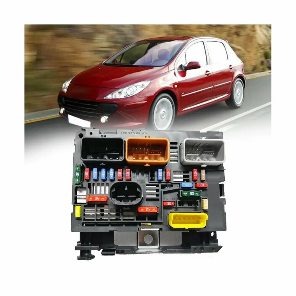 Блок предохранителей в сборе 9809742880 9666700480 для Peugeot 307/408/308 BSM R05 R20 для Citroen C4 BSM