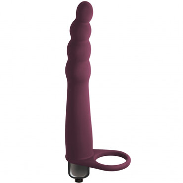 Lola Pure Passion Bramble, бордовая Вибронасадка для двойного проникновения