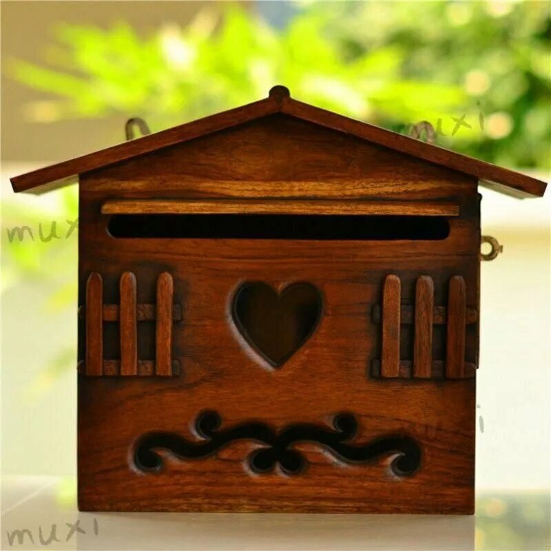 Почтовый ящик, коричневый