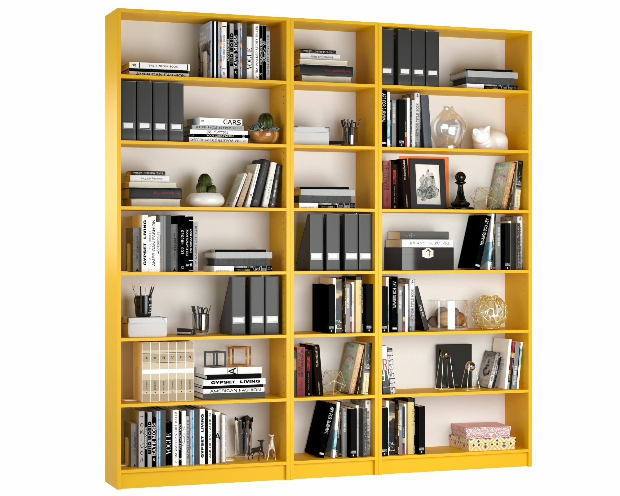 Стеллаж для книг "Билли 12" 200х237х28, солнечный свет