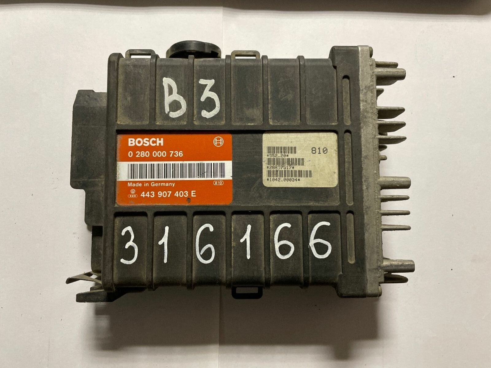 Блок управления двигателем Volkswagen Passat B3 0280000736