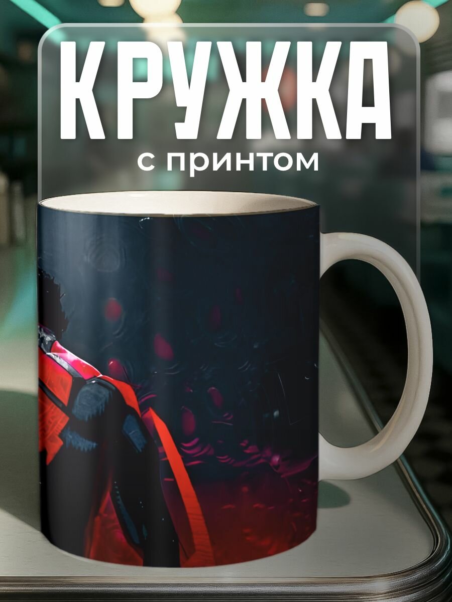 Кружка с принтом Spiderman - Супергерой