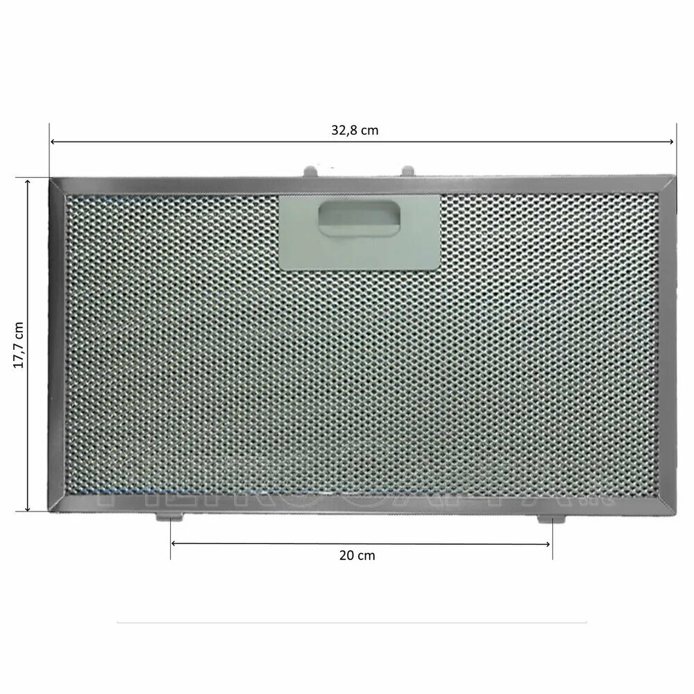 2 шт. Металлический фильтр 328 X 177 мм для вытяжки E-LICA TURBOAIR FALMEC GF08PB