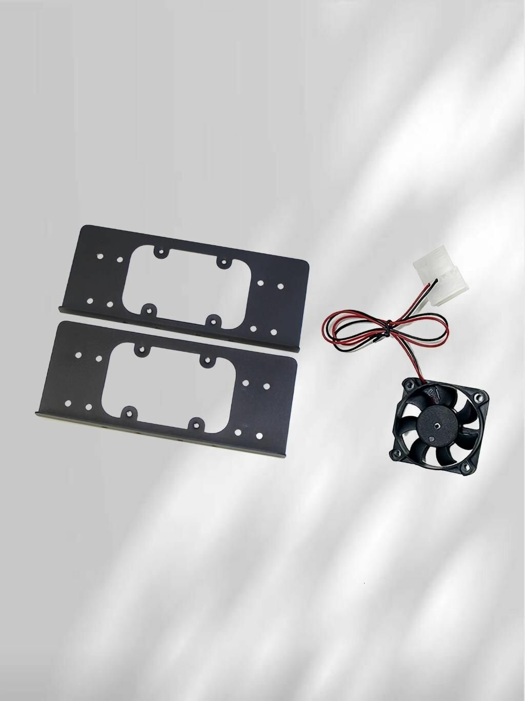 Кронштейн для HDD в корпус ПК, 2 с вентилятором