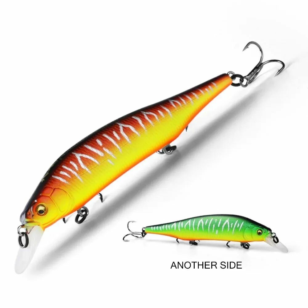 Воблер BEARKING ITO-SHINER 115 SP с шумовым эффектом с шариковой системой балансировки, суспендер Minnow 11,5 см; 15 г; 0,5- 1,2 м