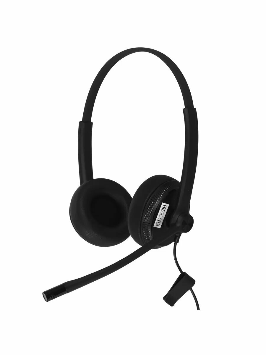 Гарнитура проводная YHS34 Dual черный