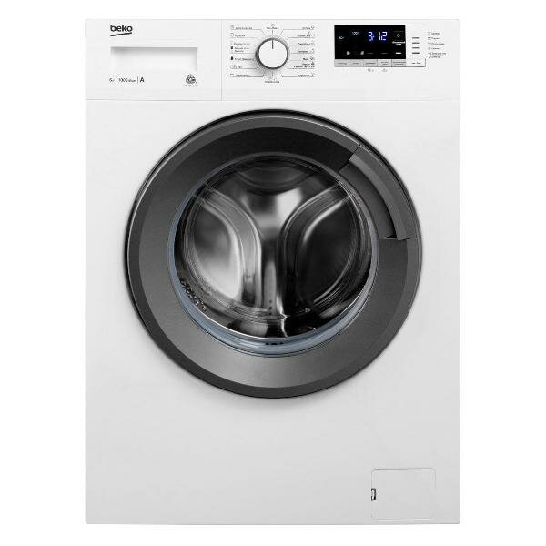 Стиральная машина узкая Beko WRE6512ZAW