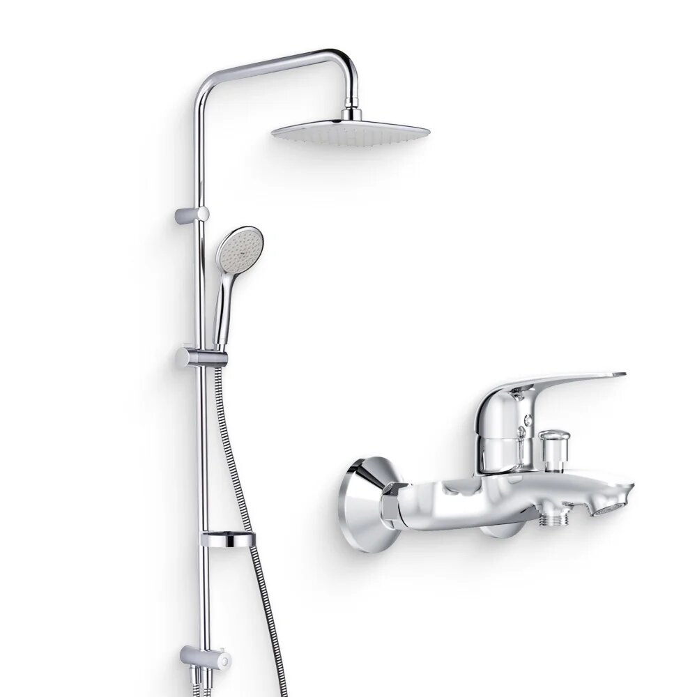 Душевой комплект Смеситель Damixa Astoria / Стойка RedBlu Palace Evo