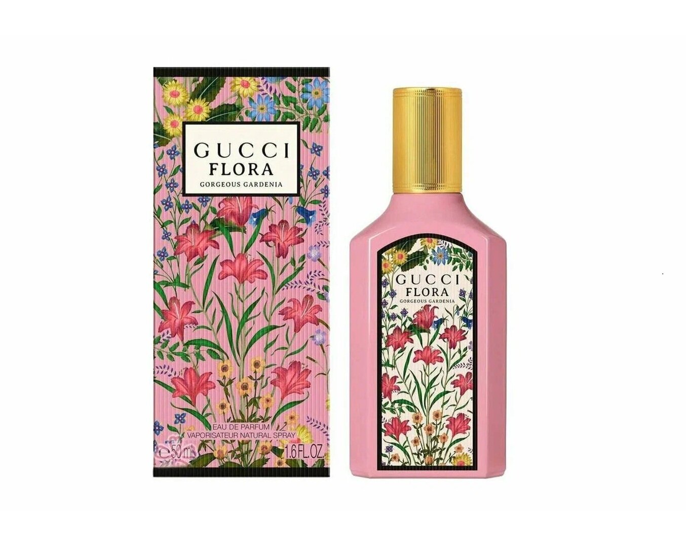 Gucci Flora Gorgeous Gardenia 50 мл парфюмерная вода женская, цветочные, фруктовые