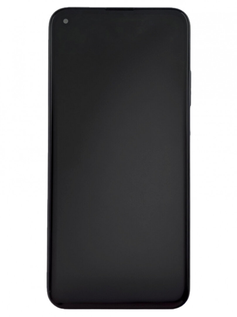 Дисплей для Huawei P40 Lite E в рамке, черный
