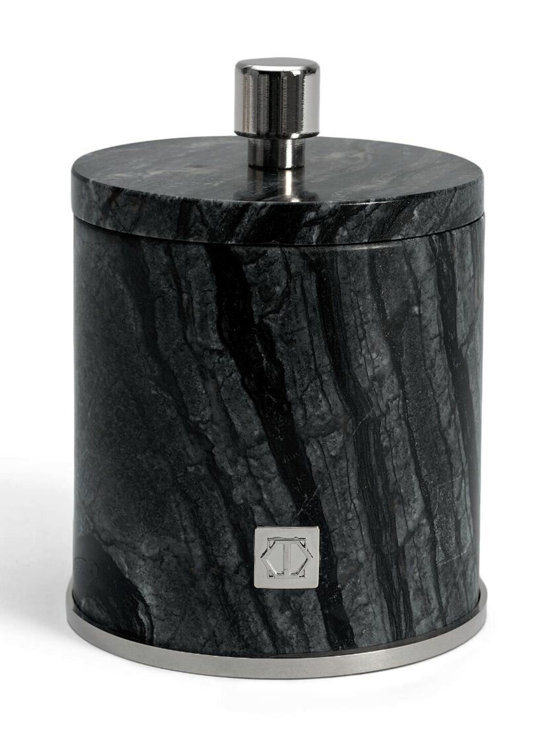 Ваза Togas "Касси", для ватных дисков, мрамор, черная, 105x139 см